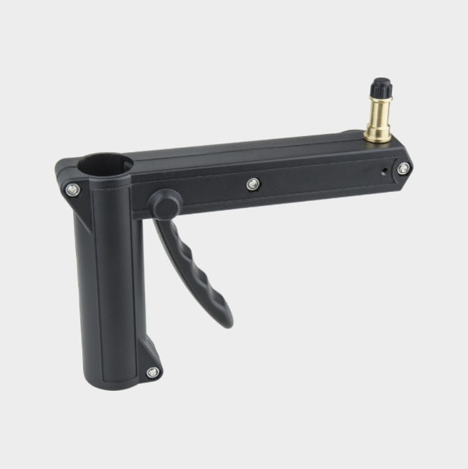 Kupo KS-190 Spring-loaded Sliding Arm liukukahva spigotilla - Studiovarustamo