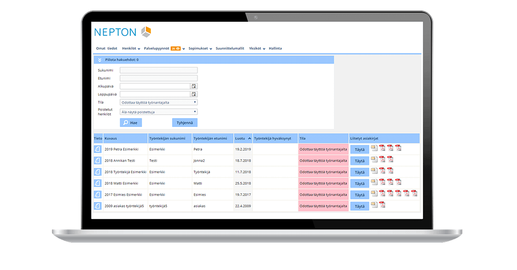 HR solution - Nepton