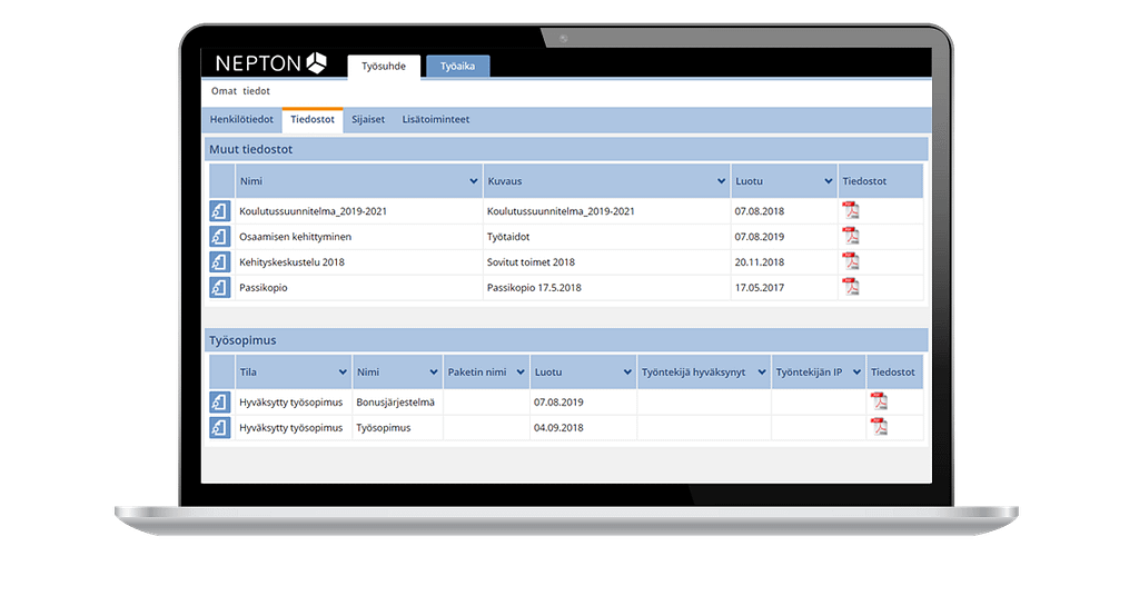 HR solution - Nepton