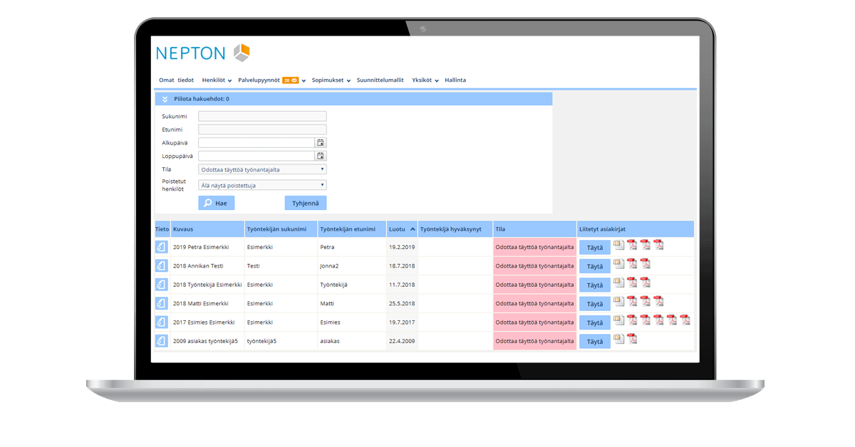 HR solution - Nepton