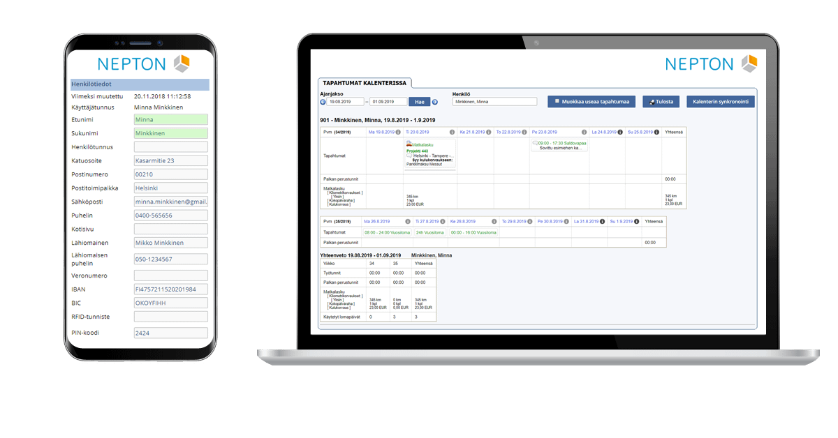 HR solution - Nepton