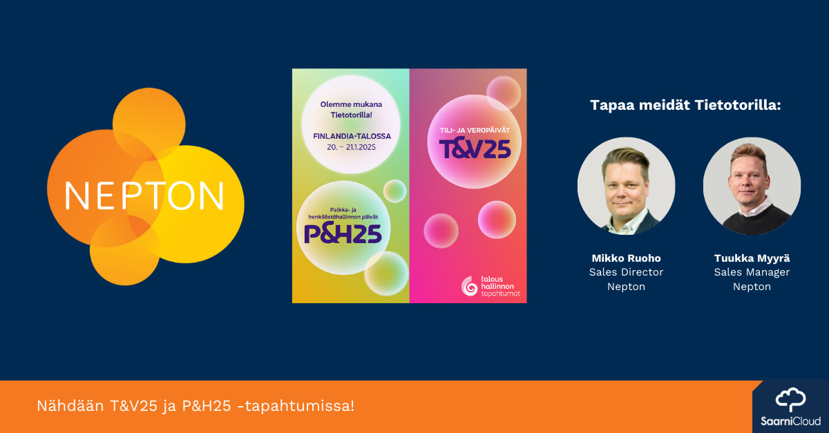 Nepton mukana Tili- ja veropäivillä 20.–21.1.2025 - Nepton