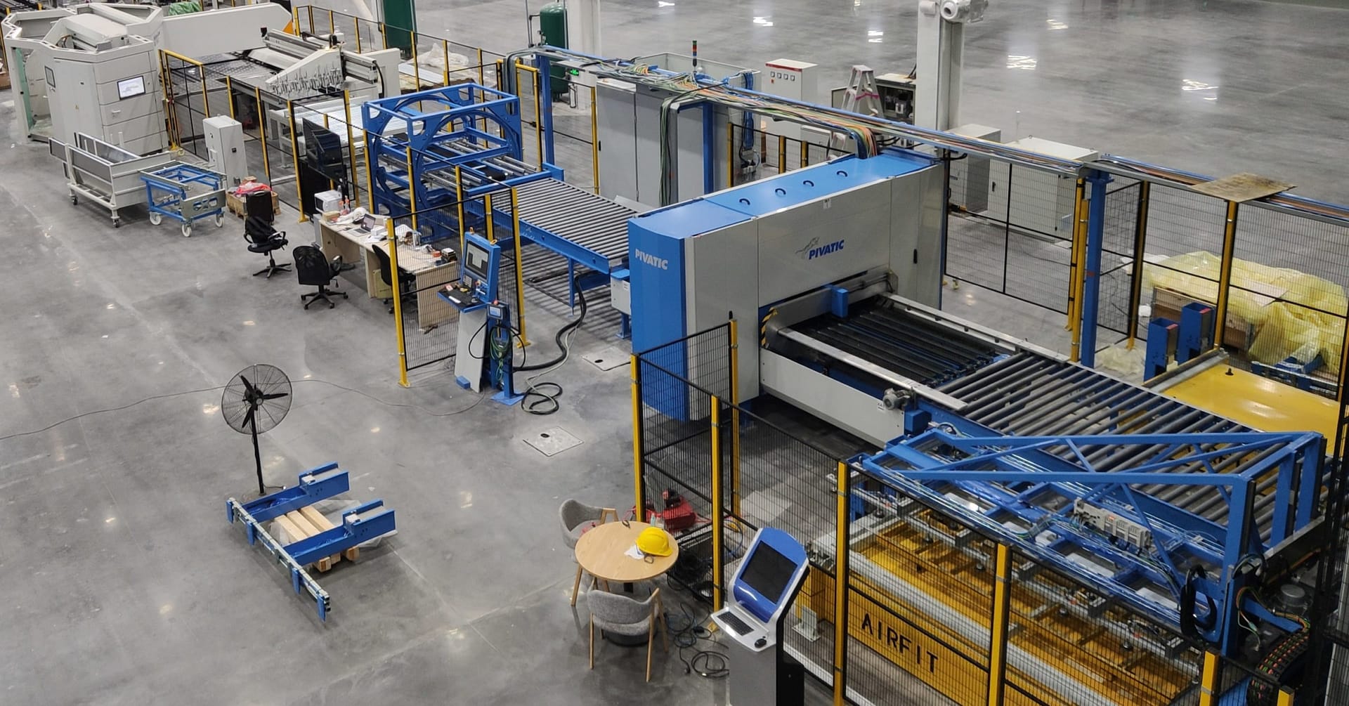 Pivatic-RAS punching and bending automation produces elevator car ...